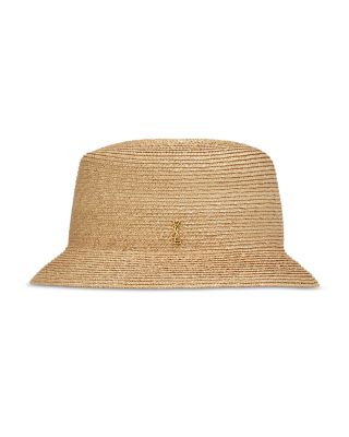 Click here for Saint Laurent Maglina Straw Bucket Hat prices