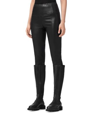 Click here for Allsaints Cora Leather Leggings prices