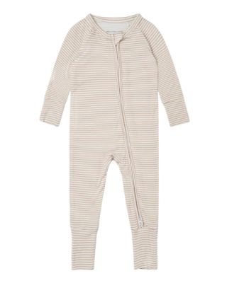 Click here for Motette Boys Oatmeal Stripe Bamboo Sleeper - Baby prices