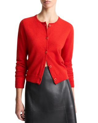Click here for Vince Scallop Trim Cardigan Sweater prices