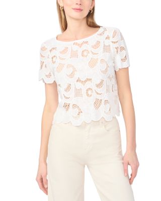 Click here for Vince Camuto Crochet Tee prices