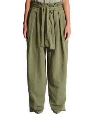 Click here for Balmain Twill High-Waisted Trousers prices