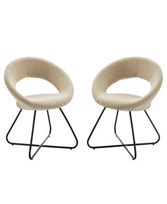 Click here for Modway Nouvelle Upholstered Fabric Dining Chair  S... prices