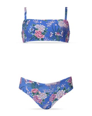 Click here for Agua Bendita Girls Berry Ivy Two Piece Swimsuit -... prices