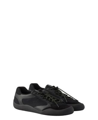 Click here for Prada Mens Speedrock Leather And Mesh Fabric Sneak... prices