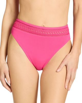 Click here for Robin Piccone Isabelle High Waist Bikini Bottoms prices