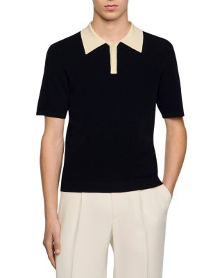 Click here for Sandro Two Tone Polo Shirt prices