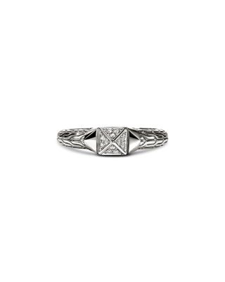 Click here for John Hardy Sterling Silver Icon Diamond Pyramid Ri... prices
