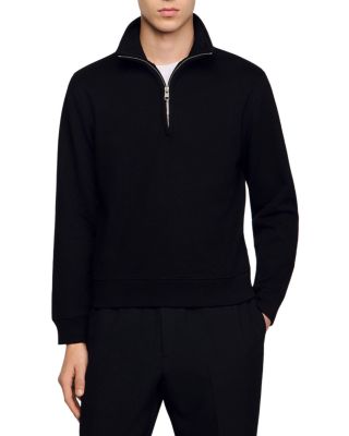 Click here for Sandro Cotton Half-Zip Sweater prices