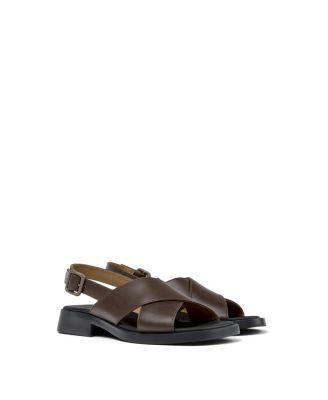Click here for Camper Womens Dana Leather X-Strap Sandal prices