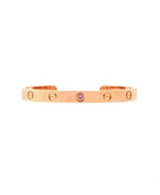 Click here for Pre-Owned Cartier Love Cuff Bracelet 18K Rose Gold... prices