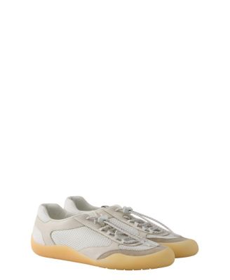 Click here for Prada Mens Speedrock Leather And Mesh Fabric Sneak... prices