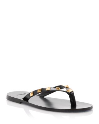 Click here for Valentino Garavani Womens Studded Thong Sandals prices