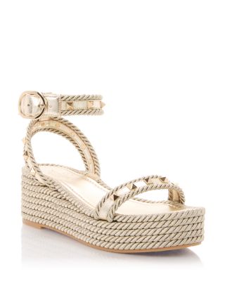 Click here for Valentino Garavani Womens Rockstud Espadrille Wedg... prices