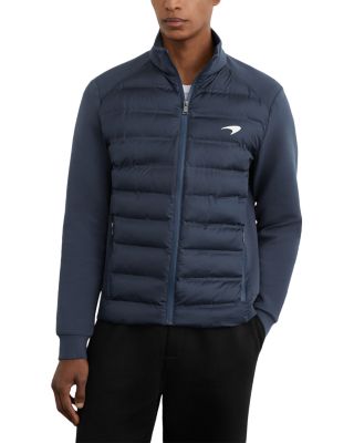 Click here for Reiss McLaren Regular Fit Quilted Logo Jacket prices