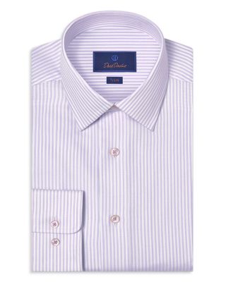 Click here for David Donahue Trim Fit Silk Blend Herringbone Stri... prices