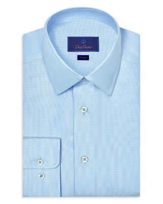 Click here for David Donahue Trim Fit Silk Blend Twill Solid Dres... prices