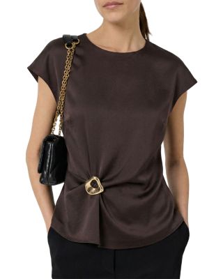 Click here for Gerard Darel Claudie Brooch Top prices