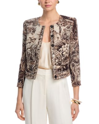 Click here for LAgence Lian Collarless Jacket prices