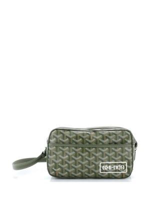 Click here for Pre-Owned Goyard Cap Vert Bag Printed Coated Canva... prices
