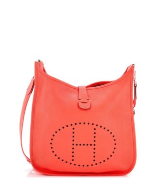 Click here for Pre-Owned HERMES Pm Evelyne Bag Gen Iii Clemence prices