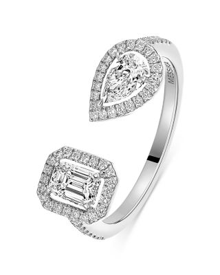 Click here for Messika 18K White Gold My Twin Diamond Pear & Emer... prices