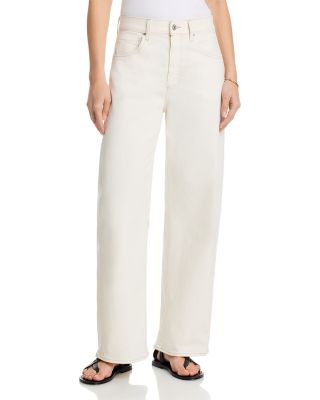 Click here for Paige Arellia High Rise Skimmer Jeans in Cream Con... prices