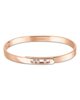 Click here for Messika 18K Rose Gold Move Noa Diamond Bangle Brac... prices