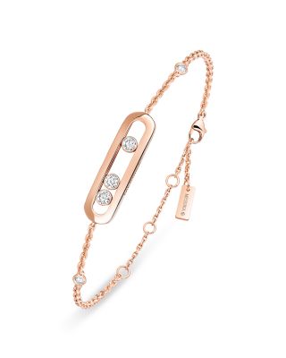Click here for Messika 18K Rose Gold Diamond Baby Move Bracelet prices