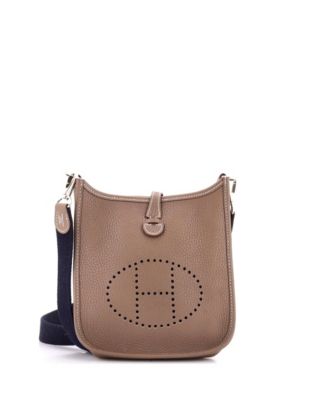 Click here for Pre-Owned HERMES Tpm Evelyne Bag Gen Iii Clemence prices