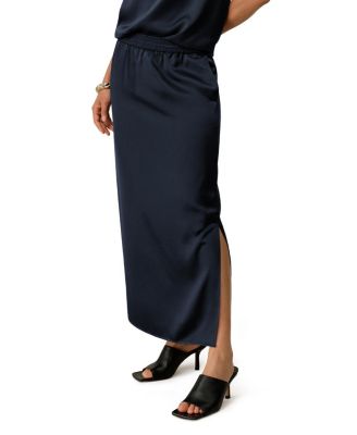 Click here for Lilysilk Washable Silk Charmeuse Pull-on Skirt prices