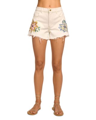 Click here for Ramy Brook Bria Embroidered Shorts prices