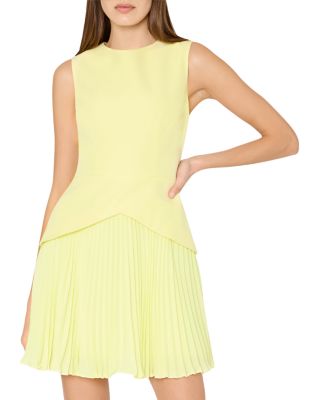 Click here for Milly Haddy Pleated Dress prices
