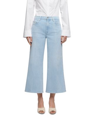 Click here for 7 For All Mankind Petites Lotta Wide Ankle Jeans i... prices