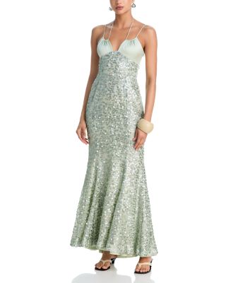 Click here for Simkhai Zarena Embellished Maxi Dress prices