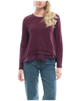 Click here for Wilt Boxy Slub Long Sleeve Crewneck Tee prices