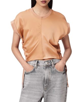 Click here for Allsaints Mira Satin Tee prices