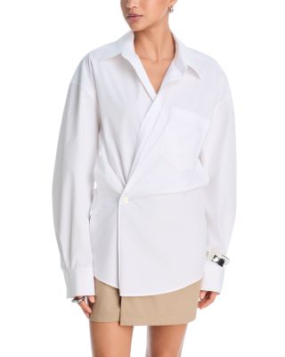 Click here for alexanderwang Pre Styled Mini Wrap Dress prices