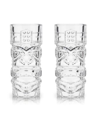 Click here for Viski Pacific Crystal Tiki Glasses  Set of 2 prices