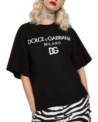 Click here for Dolce & Gabbana Flocked Logo Jersey T Shirt prices