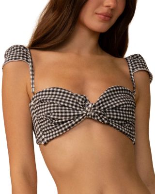 Click here for Montce Cabana Gingham Bikini Top prices