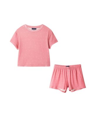 Click here for Andy & Evan Girls Scoop Neck Baby Tee & Boxer Set... prices
