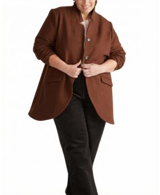 Click here for Universal Standard Womens Plus Size Beas Coat prices