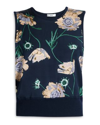 Click here for Erdem Sleeveless Mixed Media Sweater prices