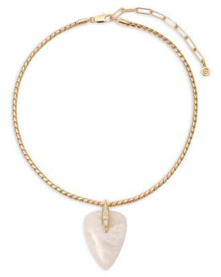 Click here for Ettika Solstice Pave & Stone Pendant Necklace  15-... prices