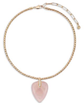 Click here for Ettika Solstice Pave & Stone Pendant Necklace  15-... prices