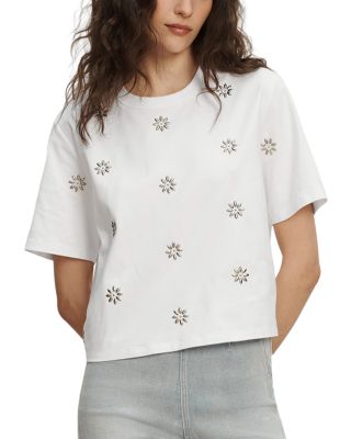 Click here for Veronica Beard Embellished Sebastian Tee prices