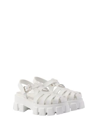 Click here for Prada Womens Monolith Foam Rubber Sandals prices