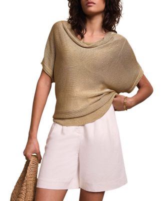 Click here for Mint Velvet Womens Metallic Knit Top prices