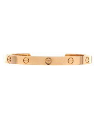 Click here for Pre-Owned Cartier Love Cuff Bracelet 18K Gold prices